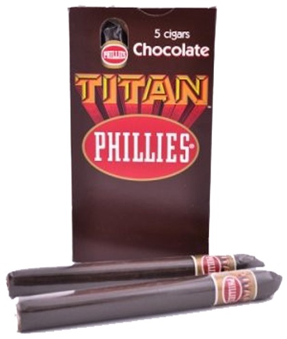 .PHILLIES TITAN CHOCO 5 CIGARS – Distribuidora Da&Ke