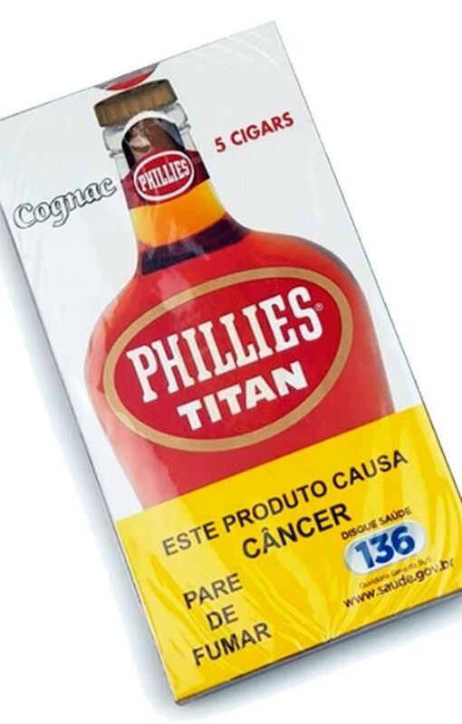 .PHILLIES TITAN COGNAC 5 CIGARS – Distribuidora Da&Ke